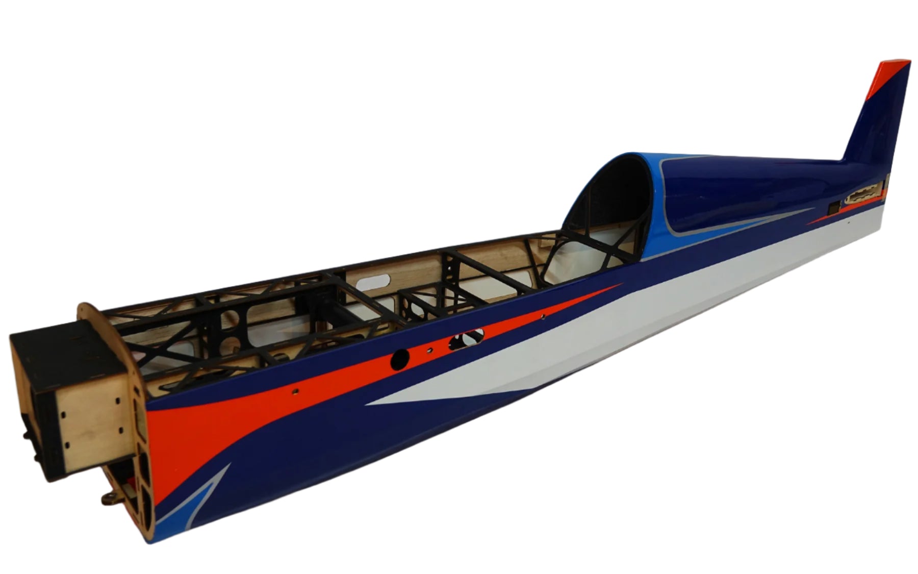 70" Extra v2 Orange/Blue Fuselage – Extreme Flight