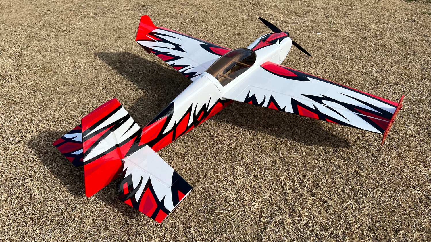 EF - 48" Edge 540T V2 PLUS - Dark Red/White – Extreme Flight
