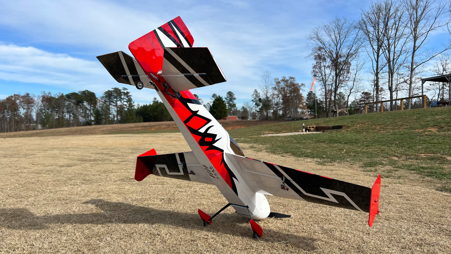 EF - 48" Edge 540T V2 PLUS - Dark Red/White – Extreme Flight