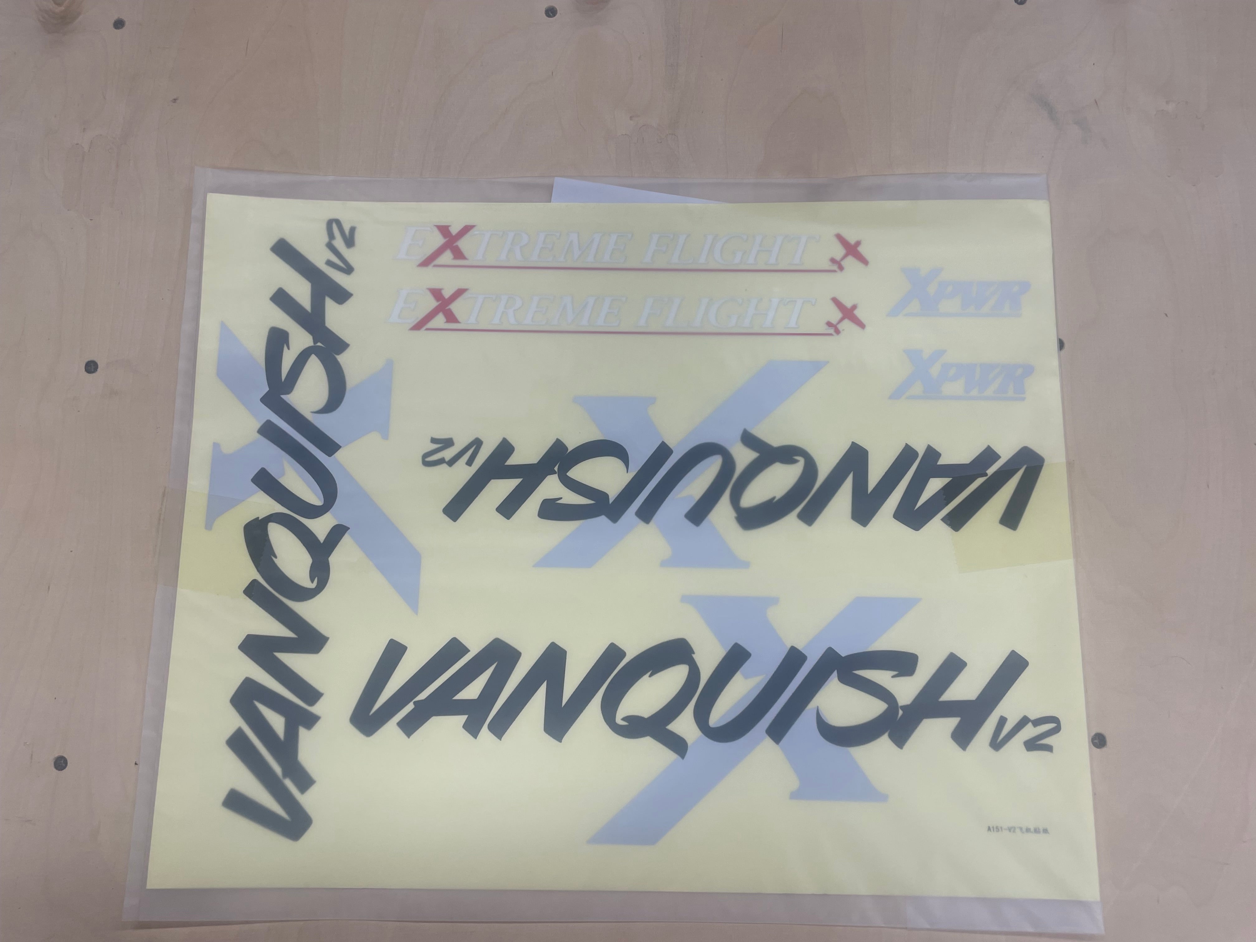 2M Vanquish V2 Decal Sheet – Extreme Flight