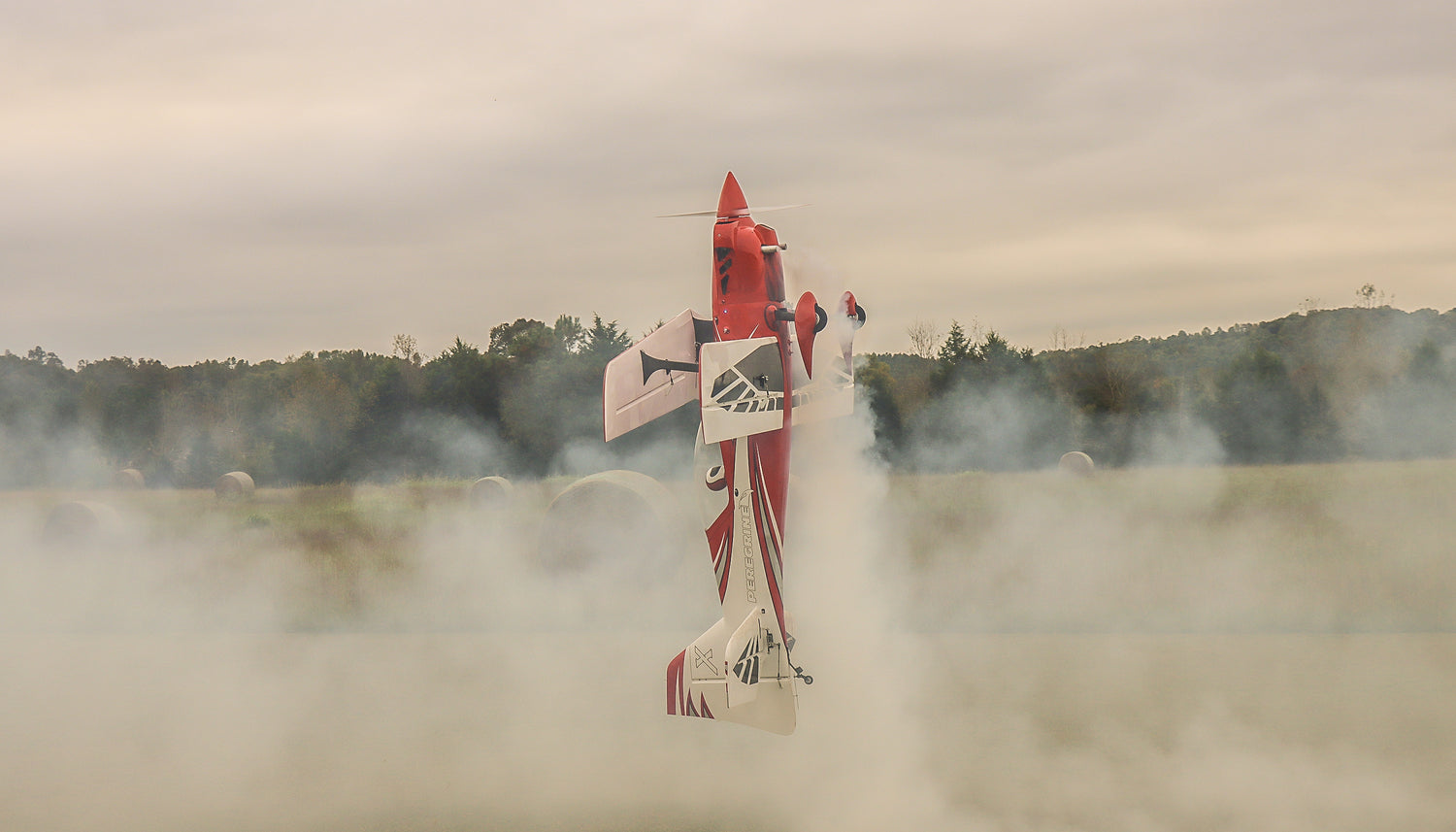 EF - 70CC Peregrine Biplane - Red/White – Extreme Flight