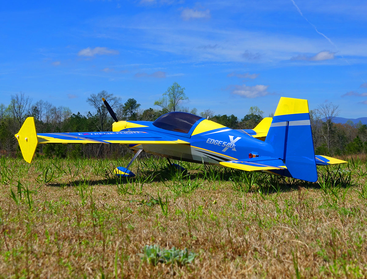 EF - 60" Edge 540T CNC - Blue/Yellow - RxR – Extreme Flight