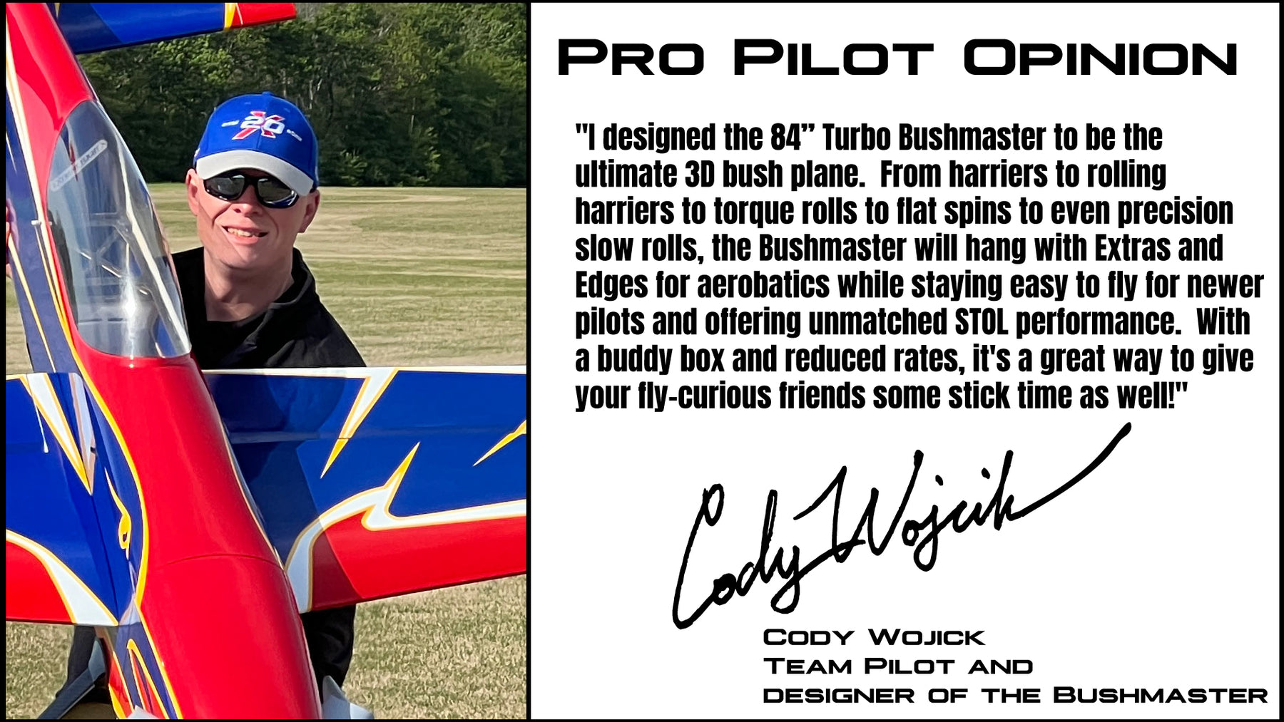 Legacy - 84" Turbo Bushmaster V2 - Blue/ White/ Yellow - ARF – Extreme ...