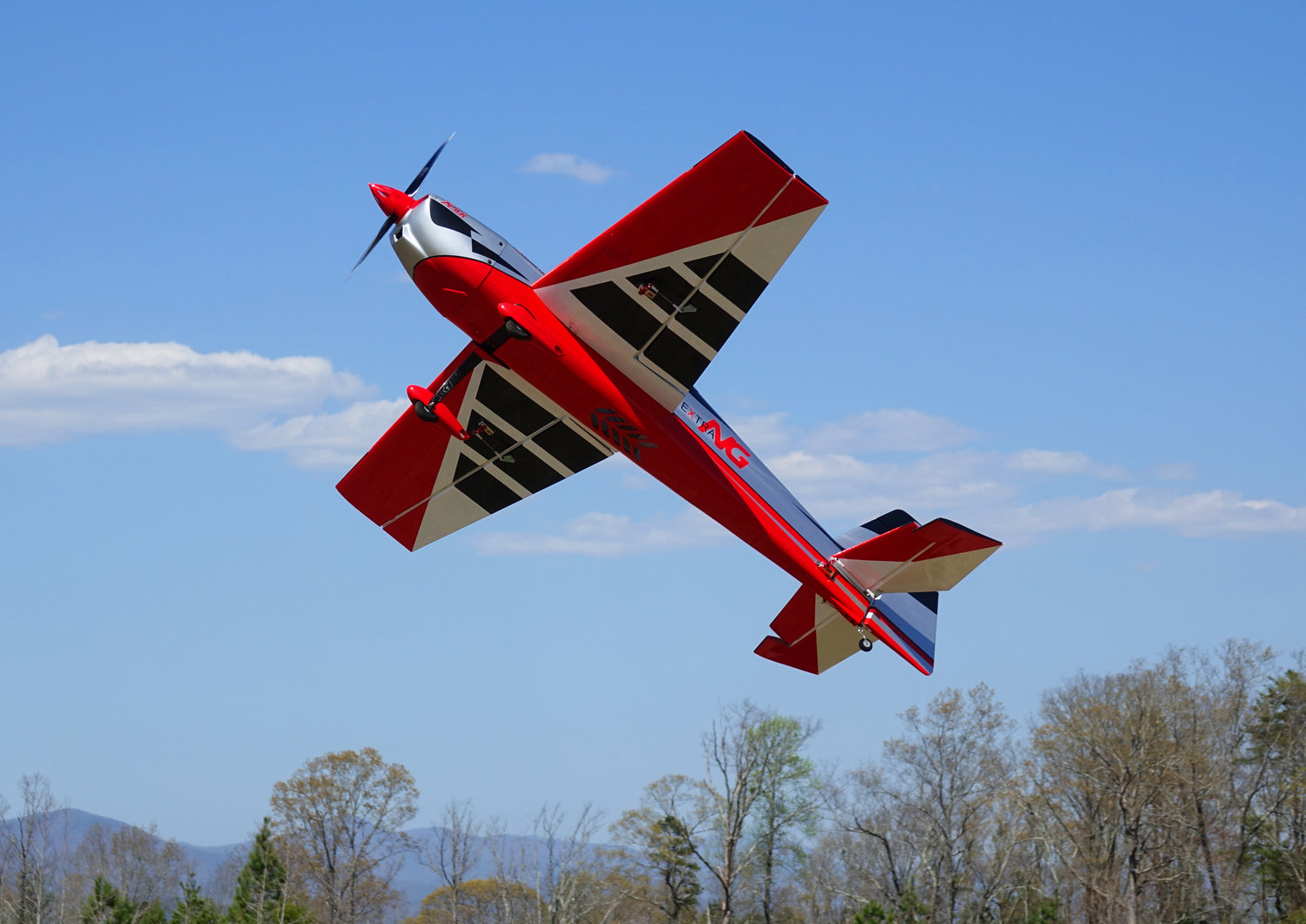 EF - 60" Extra NG - Red/Silver - RxR – Extreme Flight