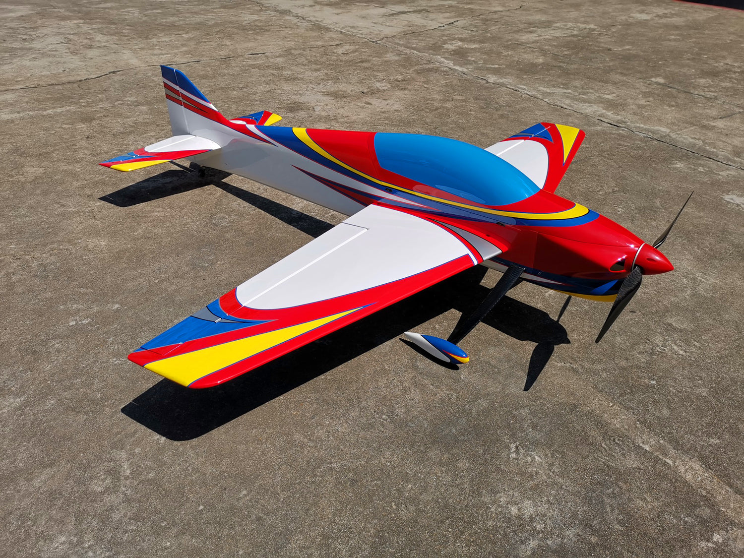2M Vanquish Pilot's Right Wing- Red/White/Yellow – Extreme Flight