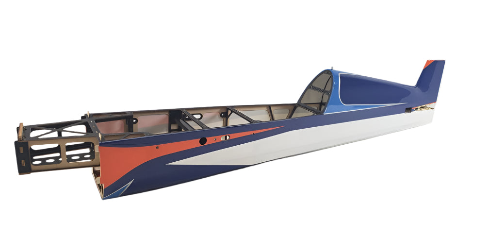 60" Extra 300-EXP V2 Fuselage- Orange/Blue – Extreme Flight