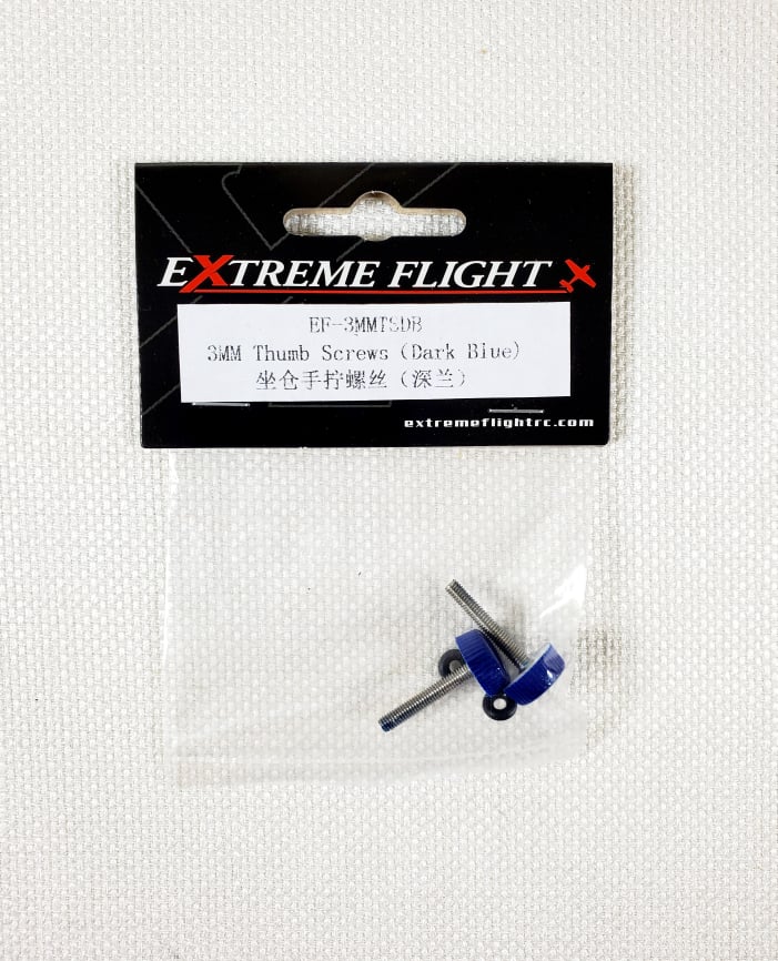 3mm Thumb Screws for Canopies and SFG's – Extreme Flight