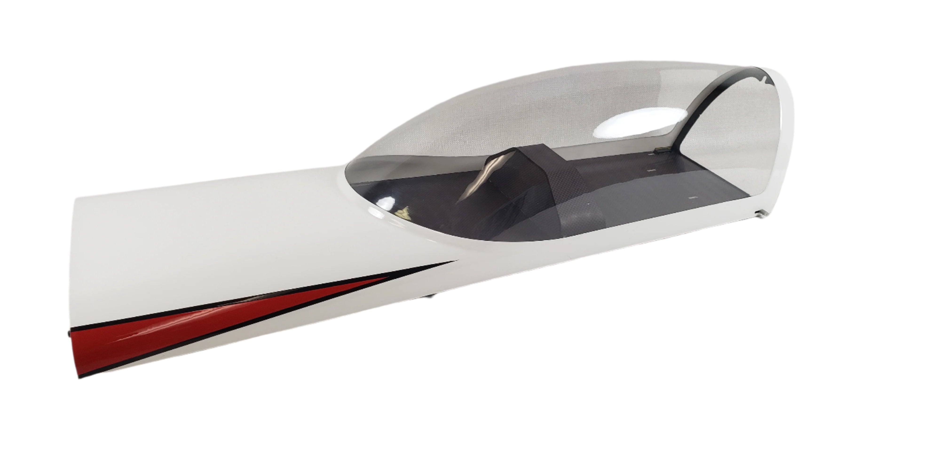 60" Edge 540T-EXP V2 Canopy- White/Red – Extreme Flight