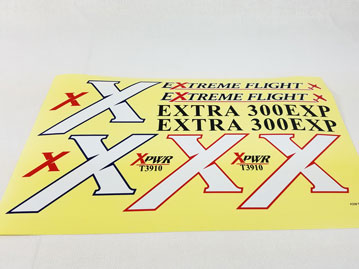 52" Extra 300 EXP Decal Sheet – Extreme Flight
