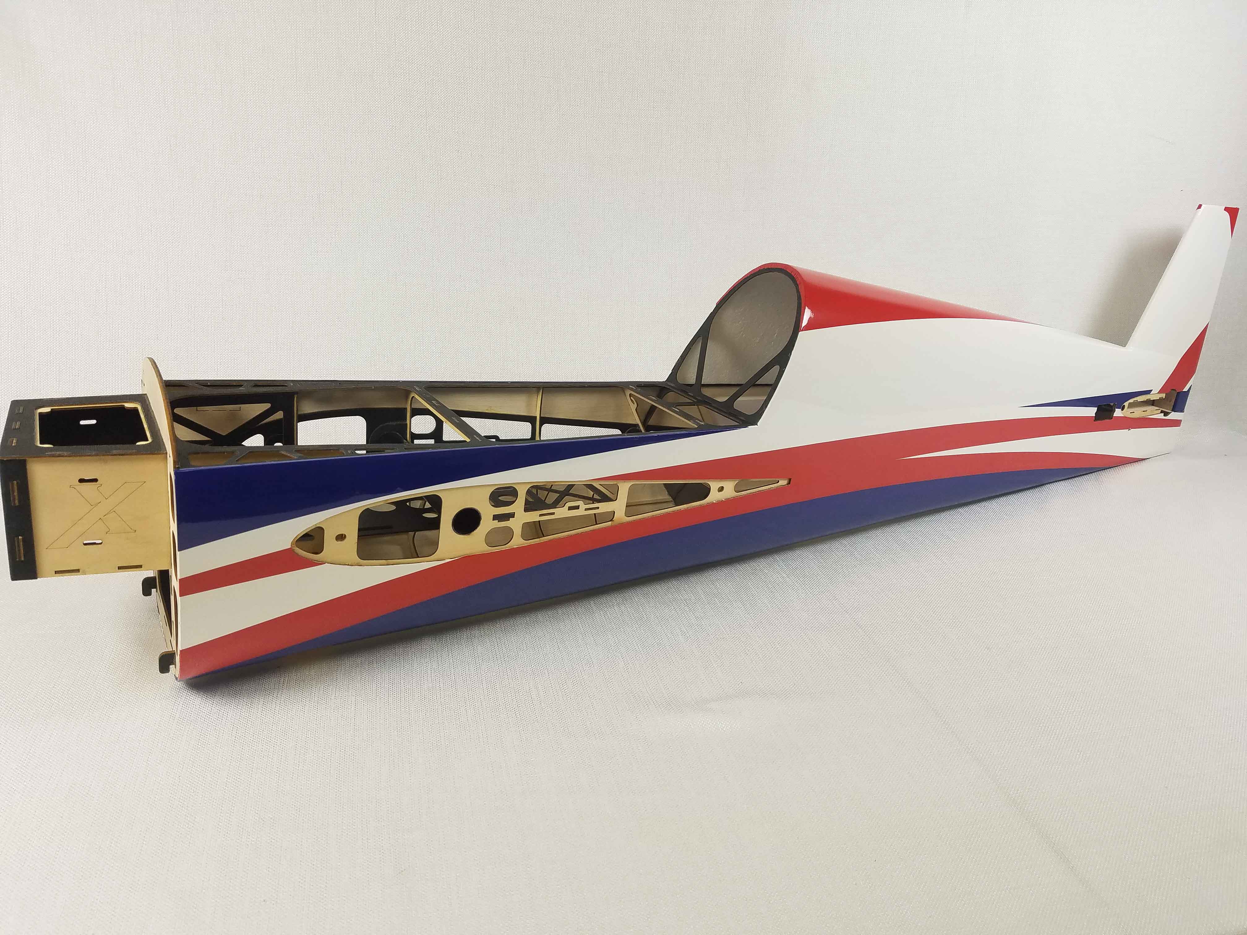 74" Slick 580 EXP Fuselage- Red/White – Extreme Flight