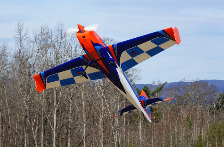 EF - 70" Extra 300 EXP V2 - Orange/Blue – Extreme Flight