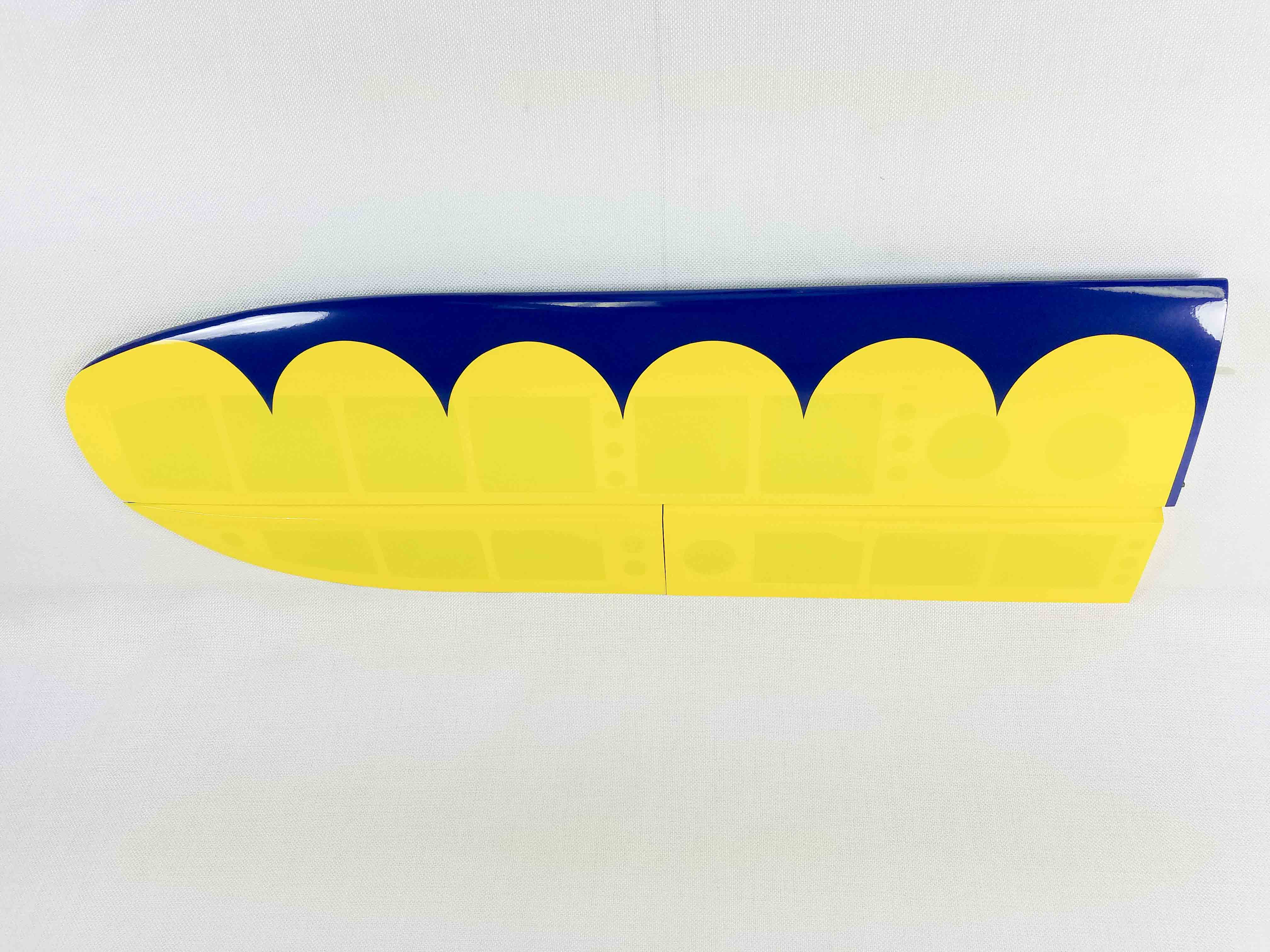 72" Muscle Coupe Pilot's Left Wing- Blue/Yellow Scheme – Extreme Flight