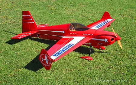 EF - 60" Laser V3 - "Traditional" Red/White/Gold - ARF – Extreme Flight