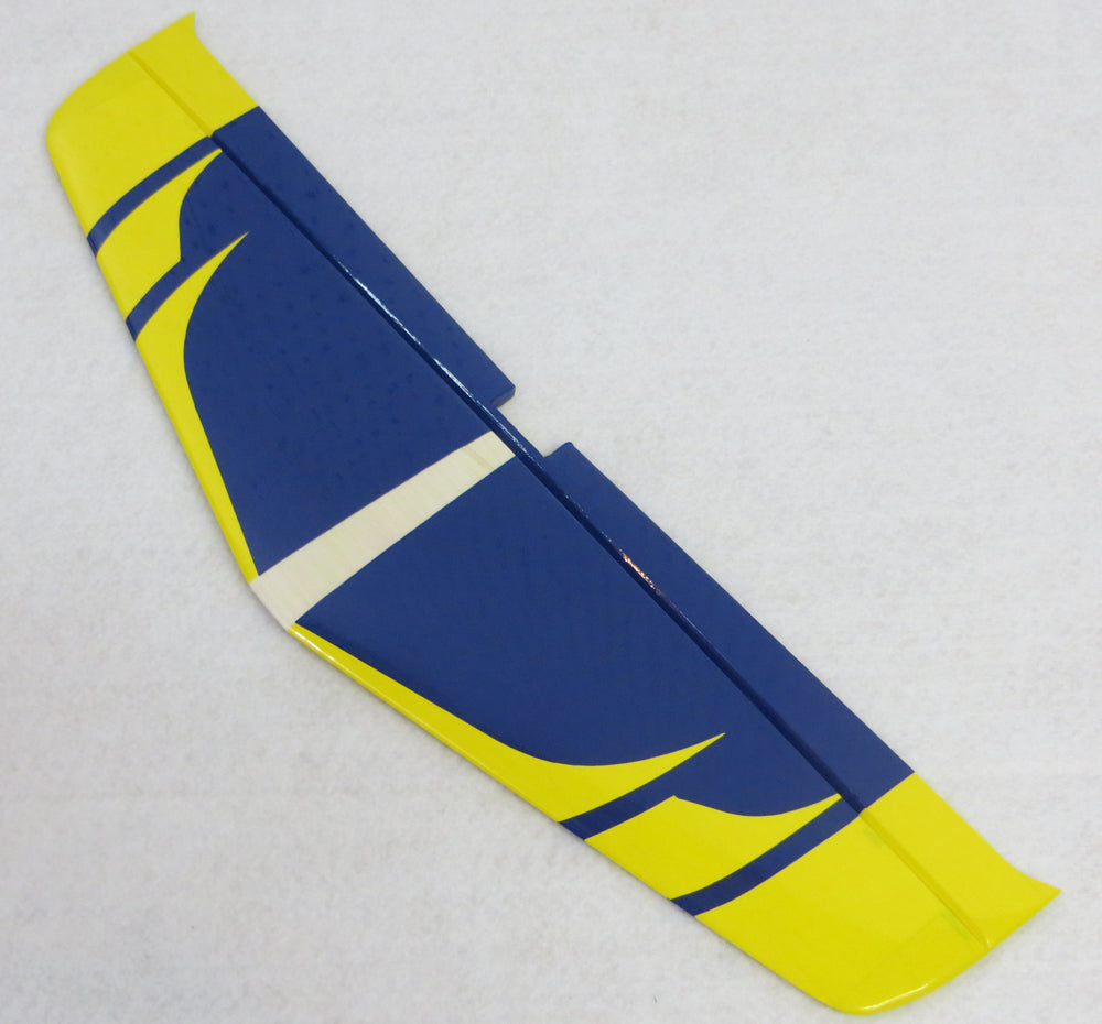 52" Pantera Stab/Elevator Set w/ control horns- Yellow/Blue – Extreme ...