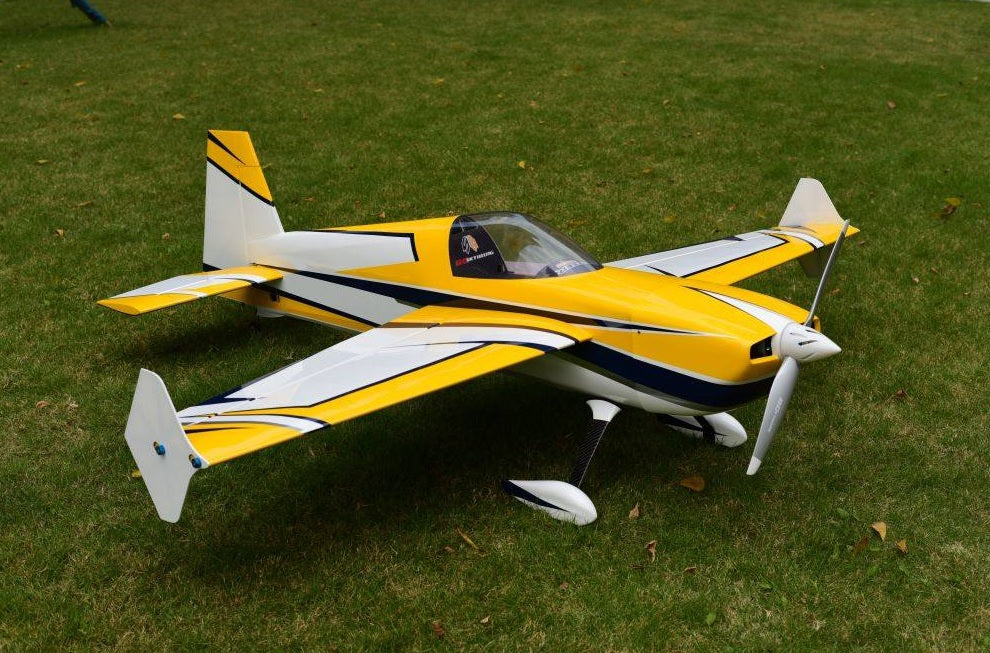 SW - 67" Laser 260 V2 - WHITE/YELLOW (D) - ARF – Extreme Flight