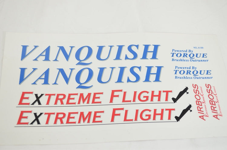 48" Vanquish MKII Decal Sheet – Extreme Flight